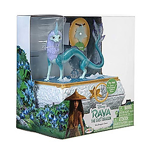 Disney's Raya and The Last Dragon Sisu Dragon Chest Jewelry Box Features Color Changing Lights & Music