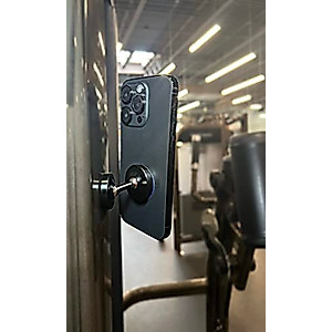 NorthCoastTrendy Gym Dual Magnetic Mount and Phone Holder. N50 Magnet- Top Magnetic Hold for Any Metal Surface. Videos and Pictures.