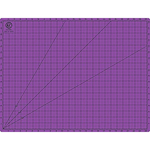 KC GLOBAL A2 (25"x19") Professional Grade Self-Healing Cutting Mat (Purple) - Odor-Free, Double-Sided, eco-Friendly, Durable. Premium Desk mat for Crafting, Sewing, Quilting and Art Projects