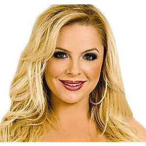 80mm Rhinestone Plated Silver Hoop Earrings Big Circle Earring Large Hoop Earrings,Silver