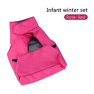 Baby Stroller Foot Muff with Pink Universal Baby Stroller Warmer for Pushchair Pram Footmuff Windshield Cover