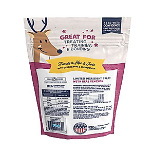 Natural Balance Jumpin' Stix Grain Free with Real Venison & Sweet Potato Recipe Dog Treats, 10 oz.