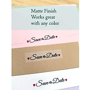 Save The Date Stickers Modern Labels for Wedding Engagement 160 labels, Envelope Seals (arrow)