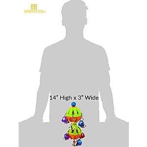 Bonka Bird Toys 1509 Tuff Bellpull Tower Parrot African Grey Bird Toy