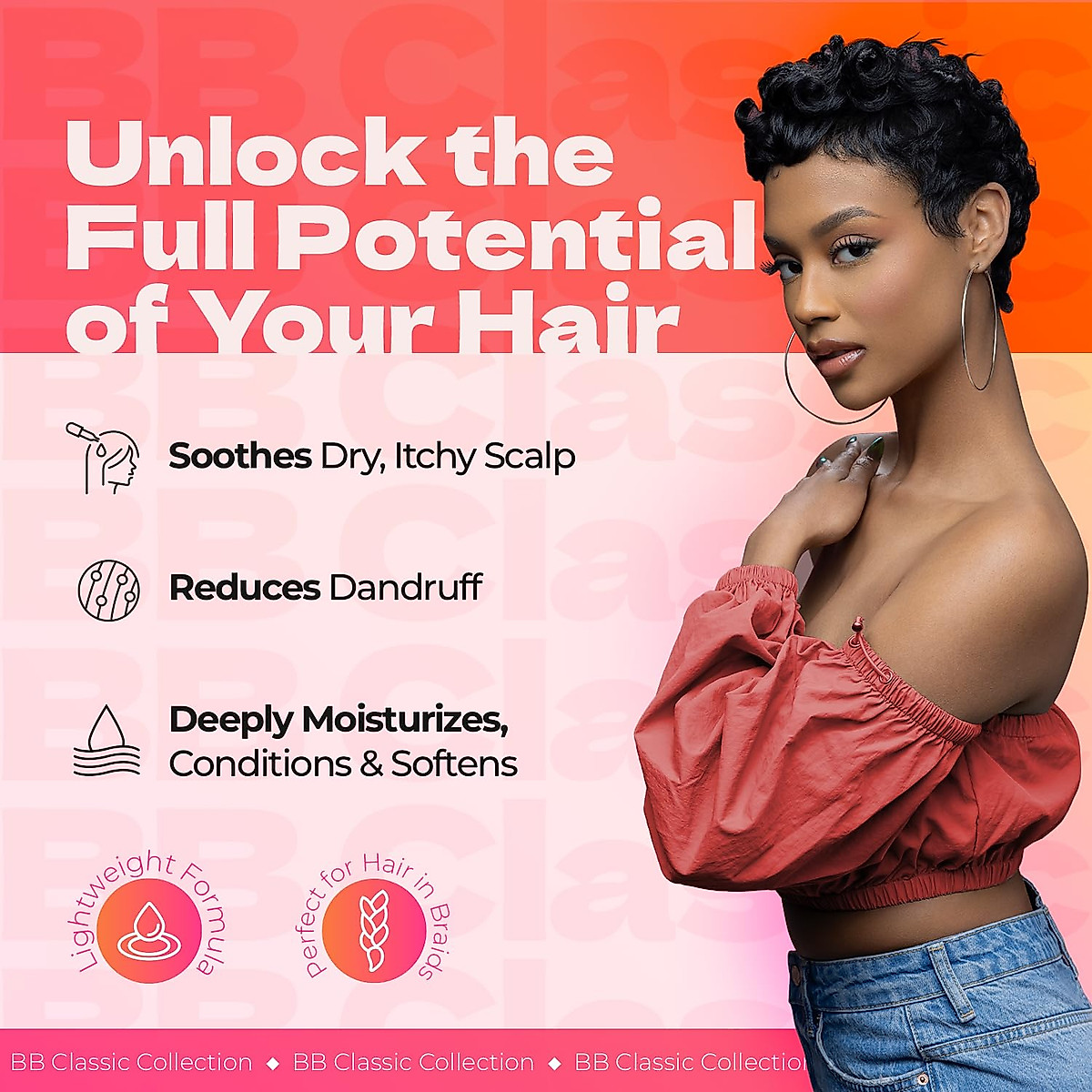 Bronner Bros BB Pine Tar Super Gro Conditioning Temple & Scalp Treatment for Dandruff - Soothes Dry, Itchy Scalp, Moisturizer & Deep Conditioner - With Pine Tar, Salicylic Acid & Lanolin - 6 oz