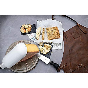 Raclette Knife Monaco Collection Pro 10 inch - Stainless Steel Spatula Raclette Mini Serving Cutting Tool for Cheese Slicing or Butter Spreader - Small Kitchen Knife Durable