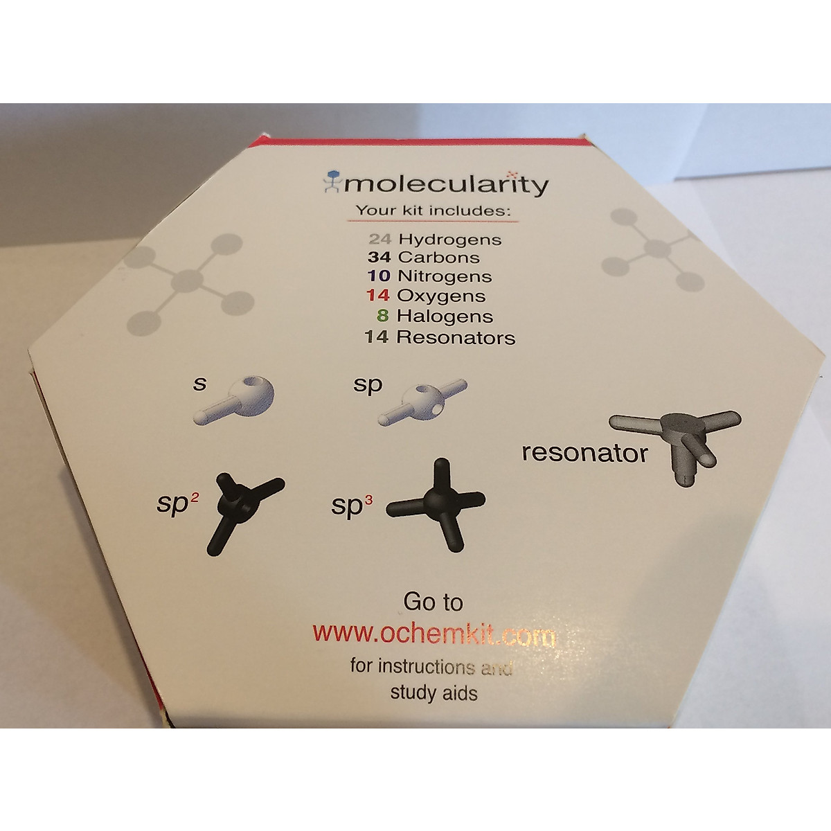 Organic Chemistry Student Molecular Model Kit by Molecularity 200 + Pieces
