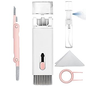 walrfid Laptop Keyboard Earbud Screen Cleaner Sprayer Kit for Airpods Pro MacBook iPad iPhone iPod, Electronics Airpod Cleaning Pen Brush Tool for PC TV Phone Computer - 5ml Screens Cleaners Spray