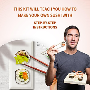 SpiceBox Introduction to Sushi Kit - Master The Art of Crafting Exquisite Sushi at Home