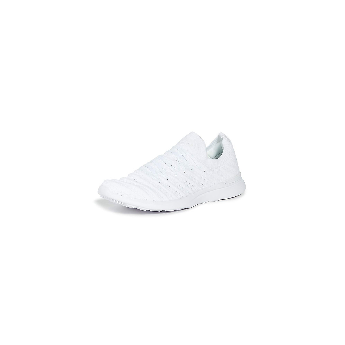 Athletic Propulsion Labs (APL) Women's Techloom Wave Sneaker, White/White, 5.5