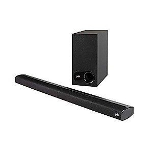 Polk Audio Signa S2 Ultra-Slim TV Sound Bar with Wireless Subwoofer - Black (Renewed)