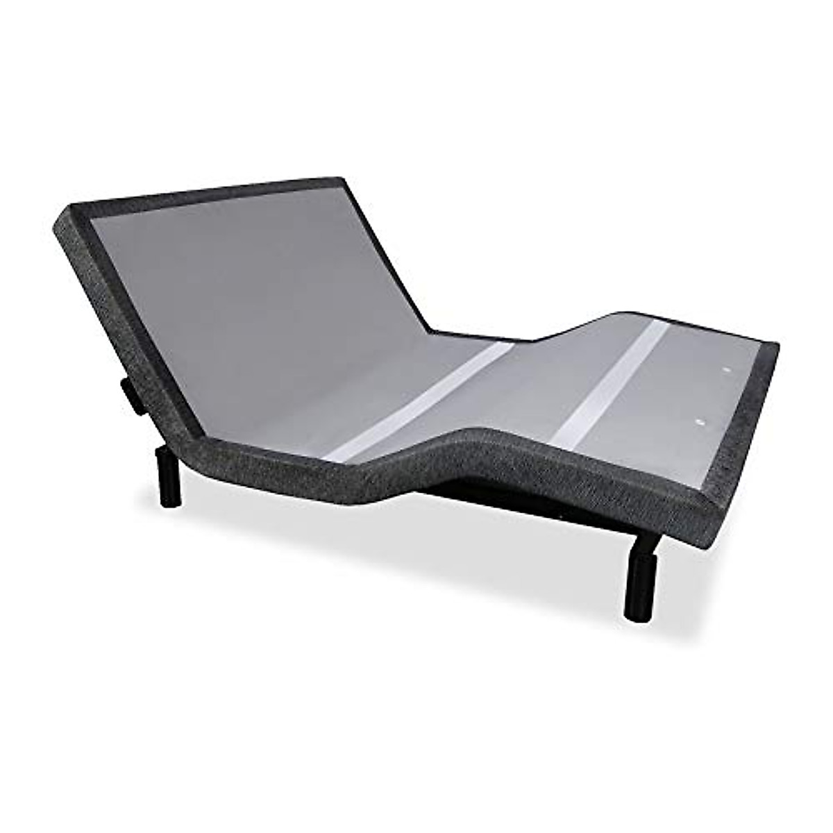 iDealBed iEscape Adjustable Bed Base, Wall Hugger, Wireless Massage, Zero-Gravity, Anti-Snore, Night Light, Memory, Next Gen USB Ports, Queen, Grey