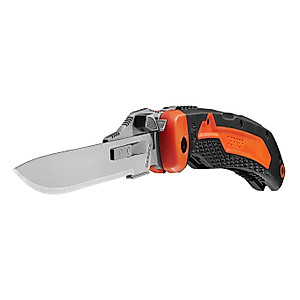 Gerber Vital Big Game Folder - Tool-less Exchangeable Blade Hunting Knife w/ Sheath [31-003053],orange