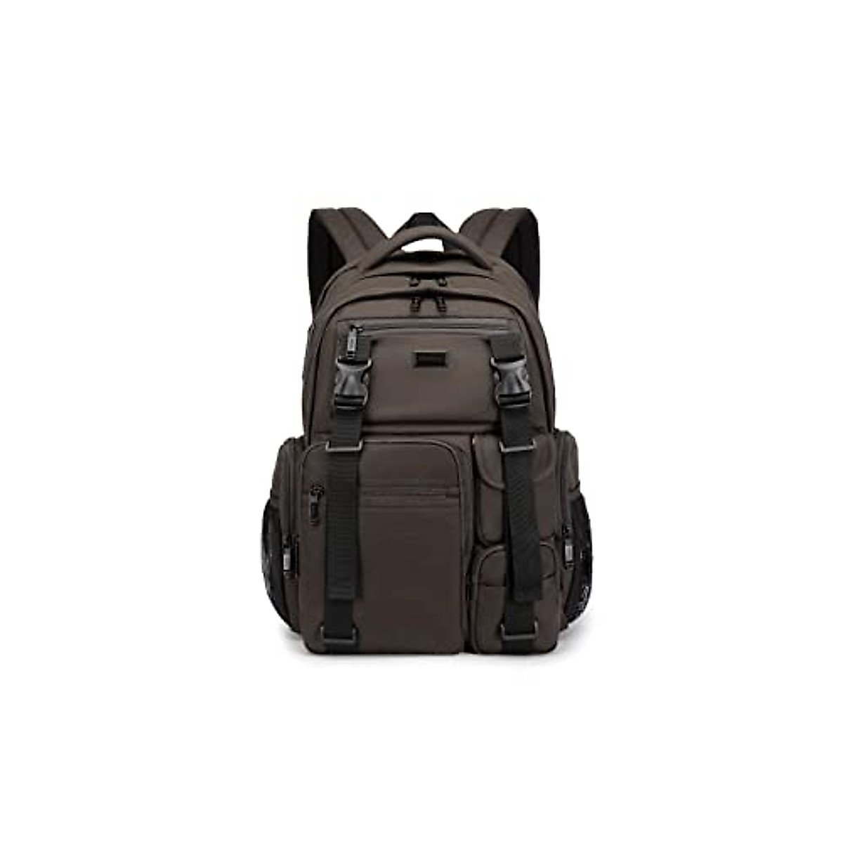 Travel Laptop Backpack Large School Bag Waterproof USB Charging Port fit 17 Inch (Brown)