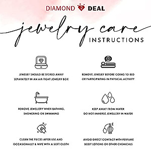 Diamond2Deal Solid 14k Yellow Gold Diamond Cut Heart Bracelet