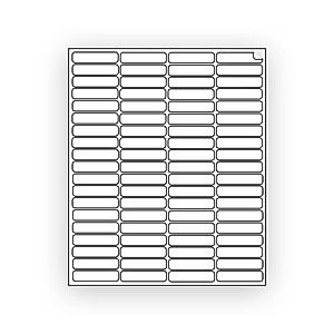 800 EcoSwift Shipping Labels 1 3/4 x 1/2 inches Mailing Address Return Inventory Blank White Self Adhesive for Laser Inkjet Printer 1.75 x 0.5