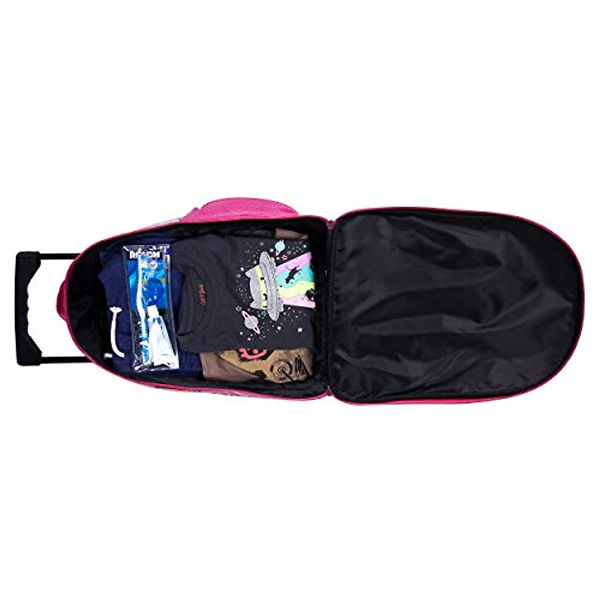 Wildkin Kids Rolling Luggage for Boys and Girls, Carry on Luggage Size is Perfect for School and Overnight Travel, Measures 16 x 12 x 6 Inches (Magical Unicorns)