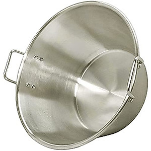 Cazo Grande Para Carnitas Large 17"x11" inch Stainless Steel Heavy Duty Acero Inoxidable Wok comal Fry