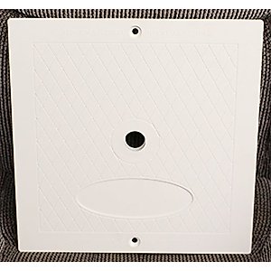 JSP Manufacturing 10 Inch Square Skimmer Deck Cover 10"x10" Lid Replacement for Hayward SPX1082E SP1082 (1, White)