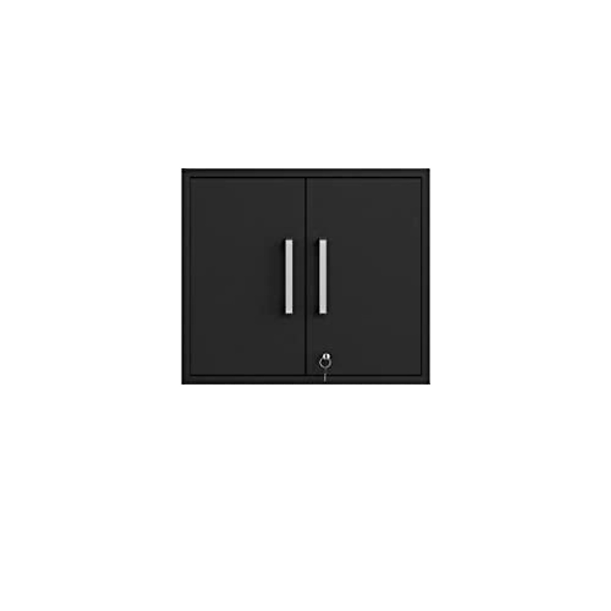 Manhattan Comfort Eiffel 4-Piece Garage Storage Set in Matte Black