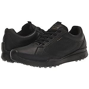 ECCO Women's Hybrid Hydromax Waterproof Golf Shoe, Black, 9-9.5