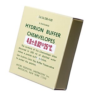 Micro Essential Lab 280-4.00 Hydrion pH Buffer Powder, 4 pH (Case of 5)