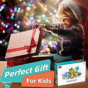 Yuanlebao Crib Mobile for Pack and Play,Baby Crib Toys with Light and Music, Rotation,Timing, Toddlers Toy for Remote Lamp, Projector for Crib Accessories,Nursery Toys for Infant 3M+（Yellow）