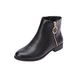 Comfortview Addi Bootie Short Ankle Boot Women's Winter Shoes (Wide Widths Available) - 8 M, Black