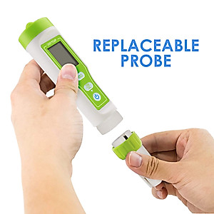 Pensize ORP Tester -1200~1200mV with ORP Calibration Buffer Powder for Water Quality Measurement ±2mV High Accuracy Oxidation Reduction Potential Meter