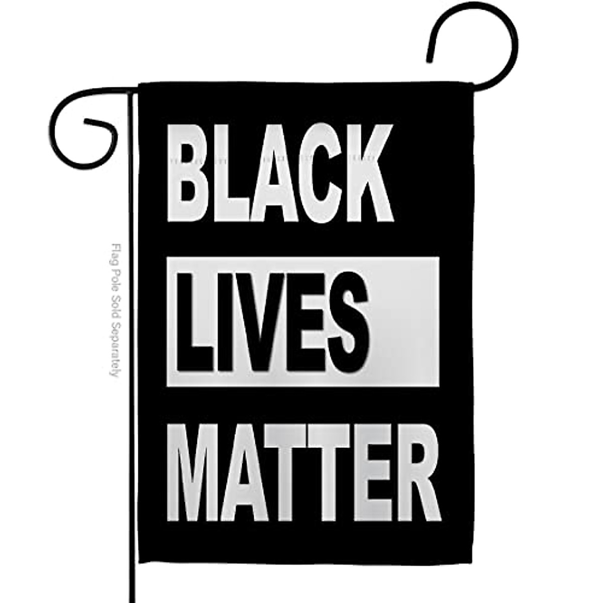 USA Made Black Lives Matter-Civil Rights Double-Sided Lawn Decoration Gift House Garden Yard Banner Revolution Movement Equality Social, Flag 13"x 18.5", Thick Fabric