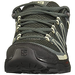 Salomon Pathfinder Hiking Shoes for Women, Shadow/Urban Chic/Bleached Sand, 5