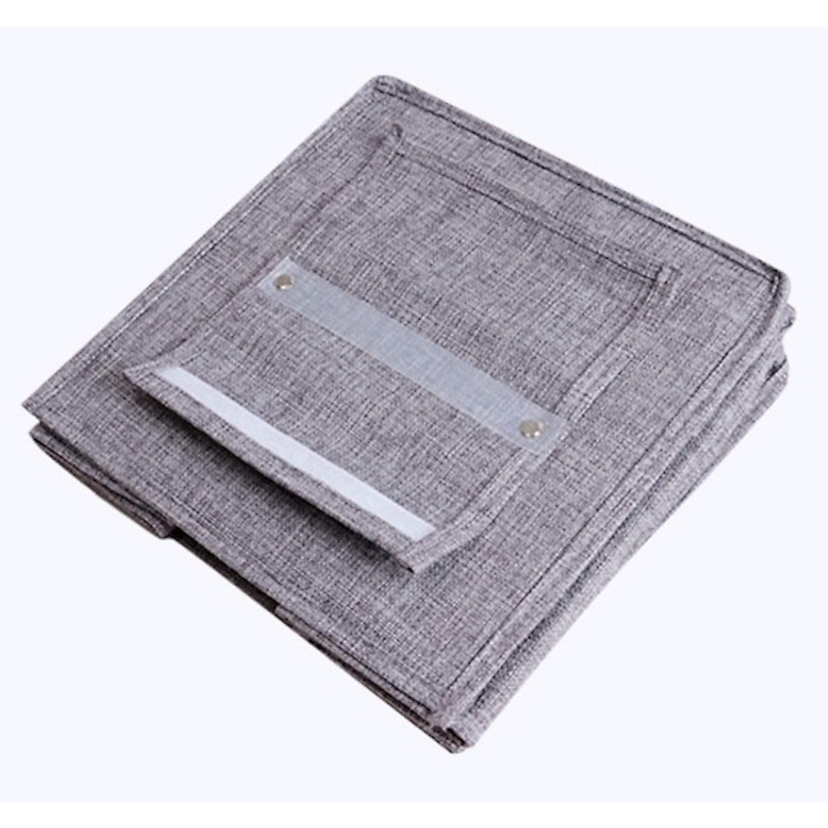 Japarismo Hat Rack Organizer Dust Shield Storage Shelf Hanging Baseball Cap Keep Holder for Closet Clothing and Accessories Shelves (Natural Gray, 3 Shelves 10.6W×10.6D×23.6H)