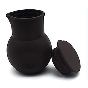 DD-life 3 Pcs Silicone Chocolate Melting Pot, Butter Sauce Milk Microwave Baking Pouring Tool (Black)