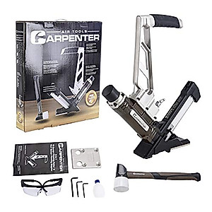 Carpenter Air Tools CFL5016 7 Year Warranty - Carpenter Pneumatic 3-In1 Flooring Nailer & Stapler