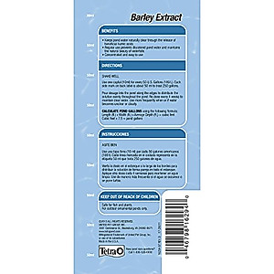 TetraPond Barley and Peat Extract For Naturally Clear Water 16.9 Ounce