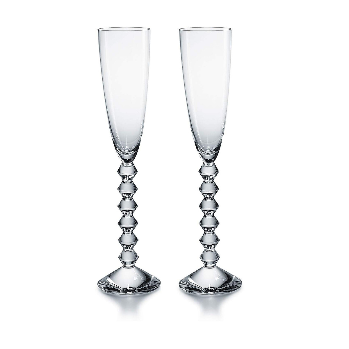 Baccarat Vega Flutissimo Clear Flute 2811802 - Set of 2