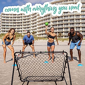 Franklin Sports Backlash Outdoor + Backyard Game - 4 to 6 Player Target Net Game - Perfect for Beach, Backyard + Tailgate - Includes (1) Target Net, (1) Mini Ball, Boundary Cones and Carry Bag