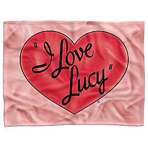 LOGOVISION I Love Lucy Lightweight Baby Blanket, 30"X40", 3D Logo Unisex for Infants Girls & Boys