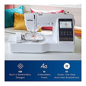 Brother SE700 Elite Computerized LCD Touchscreen Sewing and Embroidery Machine Bundle with Sewing Bundle (3 Items)