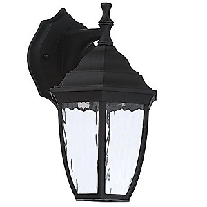 Hampton Bay Outdoor Wall Lanterns with Integrated LED Bulbs 2-Pack