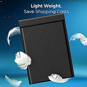 Fuxury 40 Pack Bubble Mailers 10.5x16 Inch, Self Seal Padded Envelopes Waterproof Mailing Envelopes Bubble Padded, Cushioning Padded Mailers, Bubble Bags for Packaging, Small Business Large #5, Black