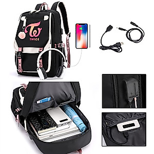 Kpop Twice School Backpack Merchandise, Twice Book Bag Casual Backpack