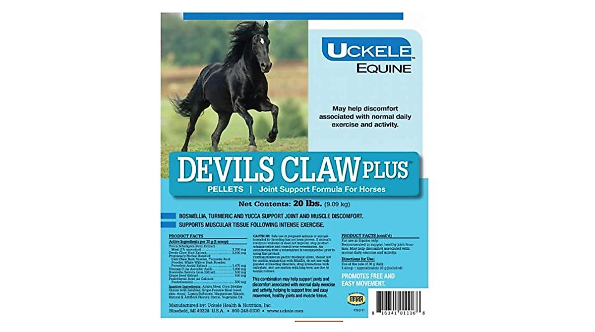 Uckele Devils Claw Plus: Joint Support for Horses