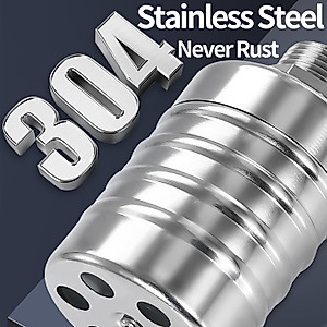 1/2 Inch Water Float Valve 304 Stainless Steel Automatic Water Level Control Valve No Need Electricity Water Level Controller Valve Auto Fill Shut Off Mini Float Valve for Water Tank,Pool,Pond,Tower