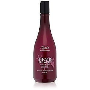 AGADIR Hemp & Red Wine Moisturizing Shampoo, 14.5 Fl Oz