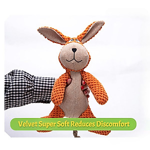 Xeprashakes RobustRabbit Dog Toy for Heavy Chewers - Indestructible Squeaker Toy, Durable Plush for Small Dog, Invincible Dog Chew Toy.