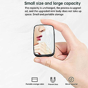 Generic Wireless Earbuds Sport Headset M9 TWS BT5.1 Headphones HD Mirror Display HiFi Sound Waterproof Earphone, Black