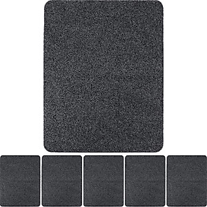 Nuanchu 6 Pcs Nonslip Urinal Mats Urinal Floor Mats Water Absorption Urinal Mat Bathroom Urinal Floor Pad for Men Bathroom Restroom (Gray)