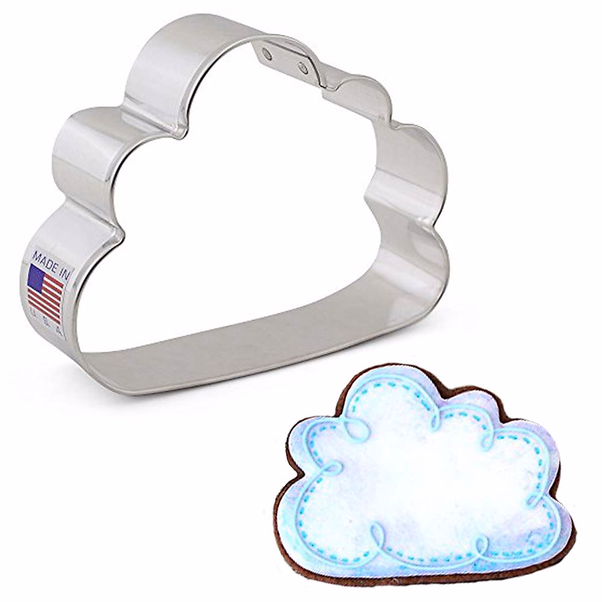Cloud Cookie Cutter Sandwich Cutter, 3.75" by Ann Clark