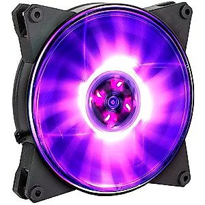 Cooler Master MasterFan Pro 140 Air Pressure RGB- 140mm Static Pressure RGB Case Fan for 4-Pin 12V, Computer Cases CPU Coolers and Radiators